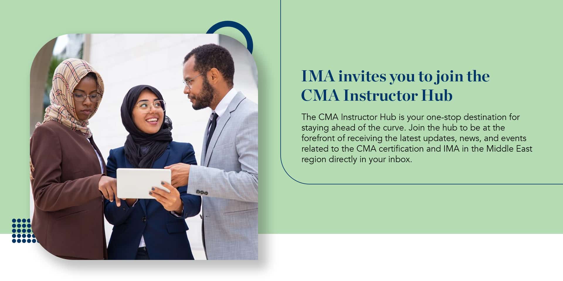 CMA Instructors Hub - IMA